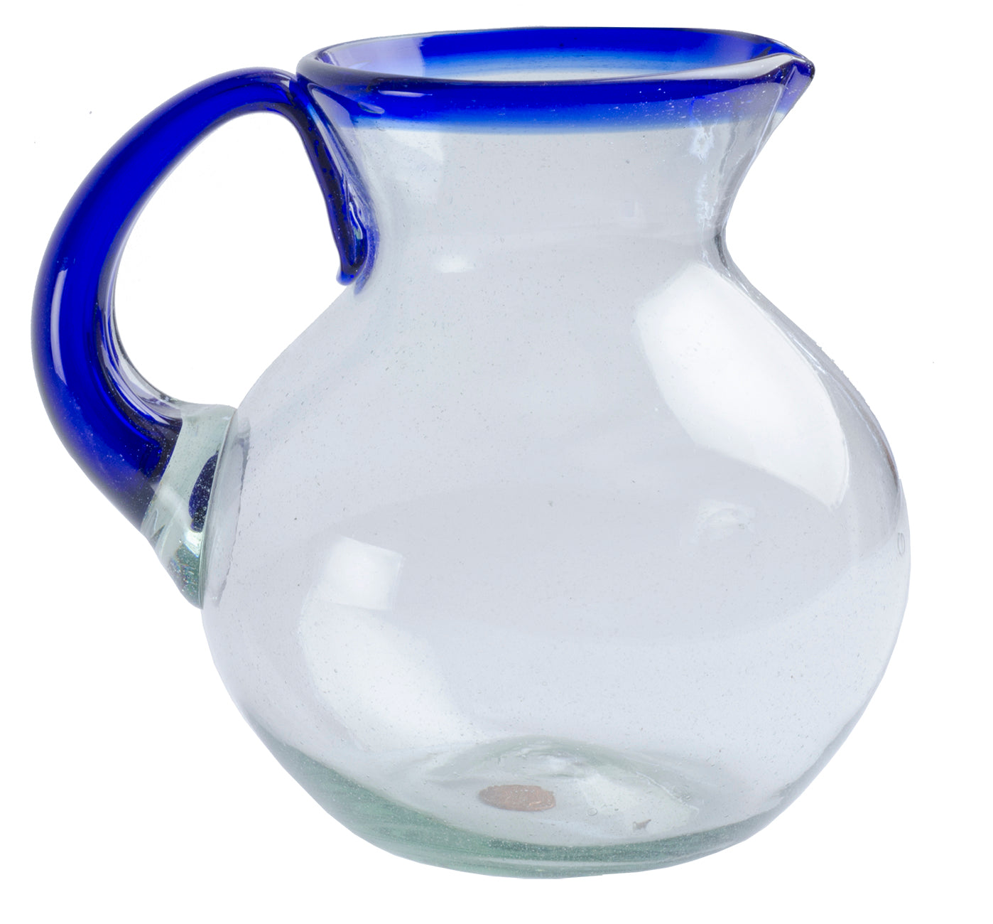Orion Blue Rim Bola Pitcher – Orion Trading & Design